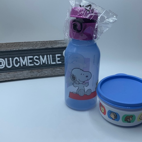 Tupperware | Dining | Tupperware Peanuts Eco Water Bottle With Twiston ...